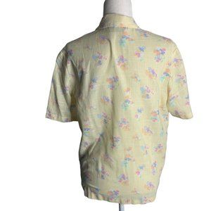 Russ Togs | Tops | Vintage Russ Togs Button Up Collared Shirt M Yellow ...